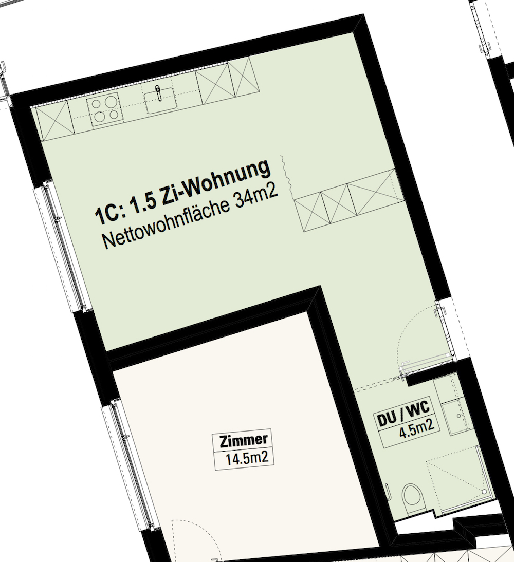 1 5 Zimmer Wohnung Im 1 OG 1C Residenz Zielacher